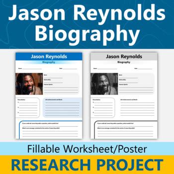 Jason Reynolds Biography Author Research Project By Learning Pyramid