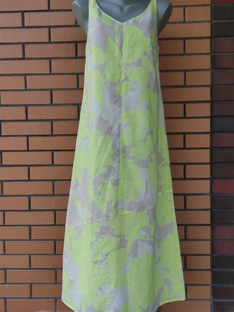 Стильна сукня максі льон котон — ціна 525 грн у каталозі Довгі сукні Купити жіночі речі за