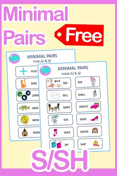Minimal Pairs Exercises