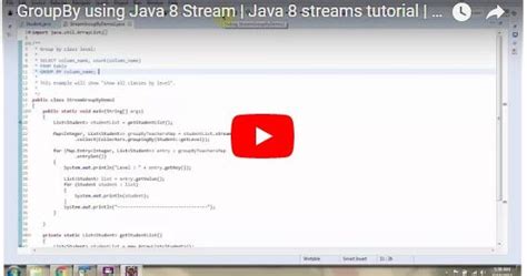 JAVA EE: GroupBy using Java 8 Stream | Java 8 streams tutorial | Java 8 streams | Streams in Java 8