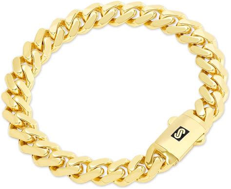 Solid Gold Bracelet For Men