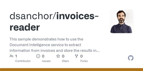Github Dsanchorinvoices Reader This Sample Demonstrates How To Use