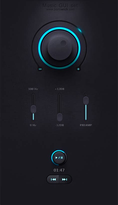 Music Gui Set By Boriswick On Deviantart