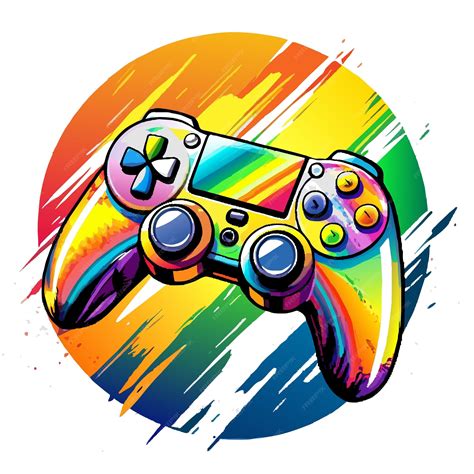 게임 컨트롤러 터 프리미엄 벡터