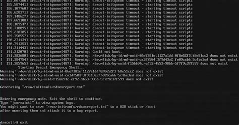 Centos Stuck At Dracut Shell After Change Hardisk Https Inertz Org