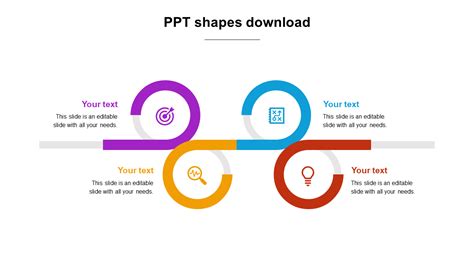 Colorful Ppt Shapes Download Slide Template