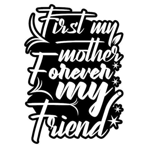 Design E Vetor De Camiseta De Mãe Vetor Premium