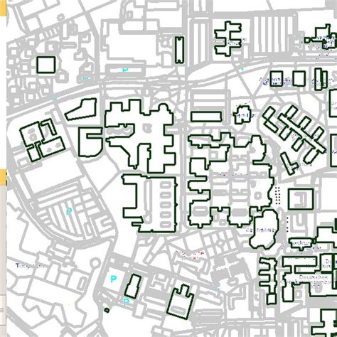 osm explorer visualization of the pattern building amenity