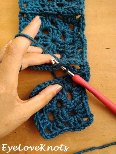 Join As You Go Granny Squares The EyeLoveKnots Way Photo Tutorial EyeLoveKnots