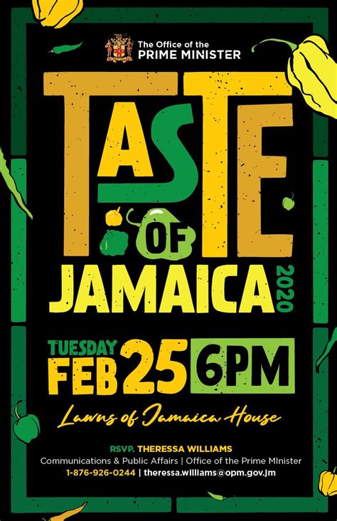 Taste Of Jamaica On Behance Food Logo Design Food Graphic Design