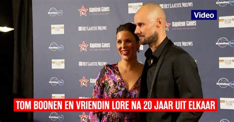 Tom Boonen En Vriendin Lore Na 20 Jaar Uit Elkaar