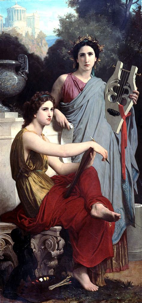William Adolphe Bouguereau Art And Literature Fine Art Printposter