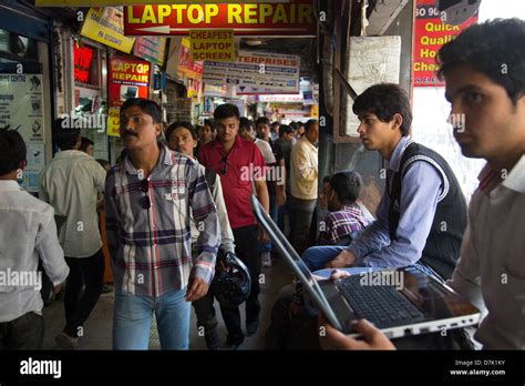 Neru Place Computer And IT Electronics Market Delhi India Stock Photo Alamy