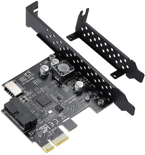 PCIE X To USB Expansion Card USB GEN Super Speed Gbps PCI Express Card For Windows