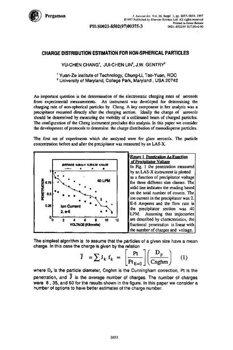 Pdf Charge Distribution Estimation For Non Spherical Particles