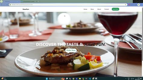 Webdevelopment Bootstrap Html Restaurantwebsite Havefun Dhyana Parmar