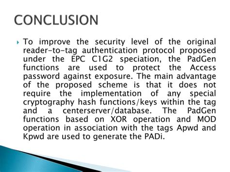 implementation of secure rfid on fpga ppt