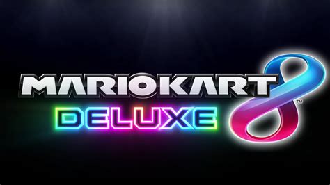 Imagem Mario Kart 8 Deluxe Logo Fundo Pretopng Wiki Nintendo