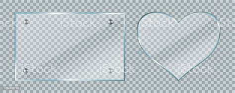 투명 유리 플레이트 또는 아크릴 유리 질감 또는 현실적인 유리세트 0명에 대한 스톡 벡터 아트 및 기타 이미지 0명 강화 유리 개인 장식품 Istock