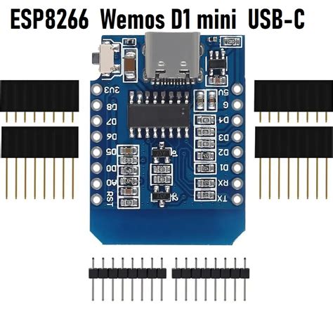 Wemos D1 Mini V4 0 Nodemcu Esp8266 Usbc Ch340 Arduino Wifi Skoki