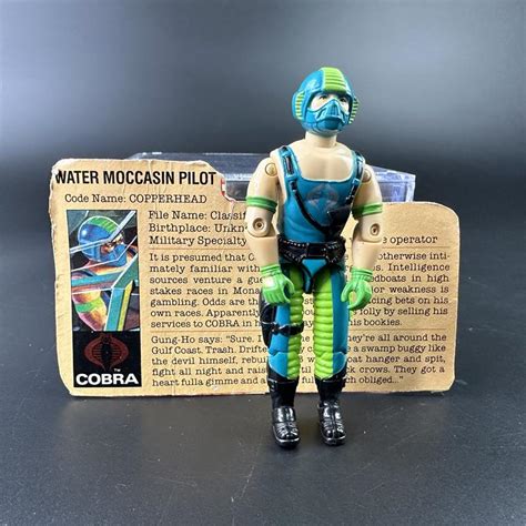1984 Hasbro Gi Joe Copperhead With Filecard 62k4