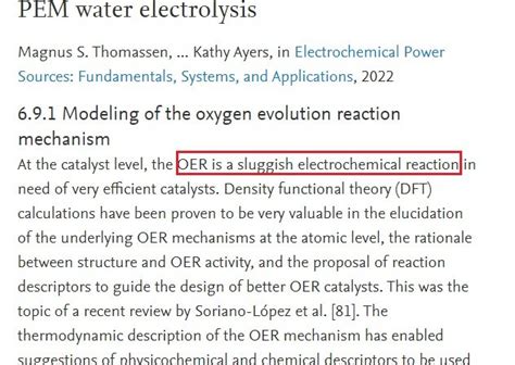 Oxygen Evolution Reaction Is A Sluggish Electrochemical Reaction How Researchgate