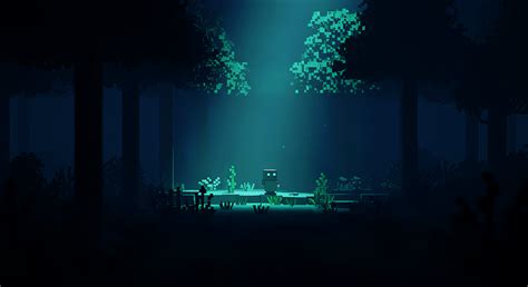 4k Wallpaper Pixel Art Mysterious Forest Scene Pixel Art 1920x1080