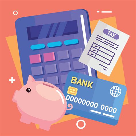 Tax Document With Calculator 11378786 Vector Art At Vecteezy