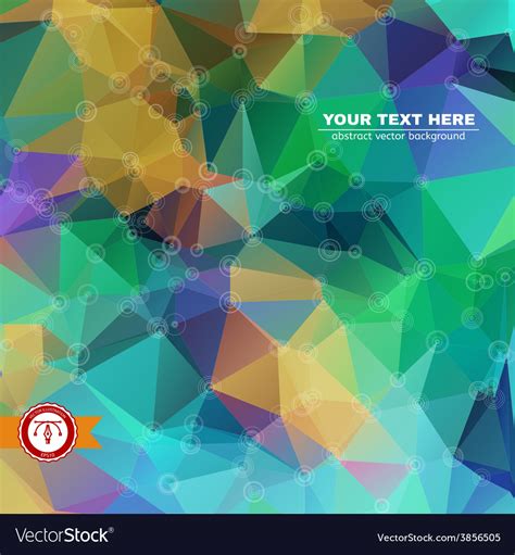 Abstract Colorful Triangles Background Royalty Free Vector