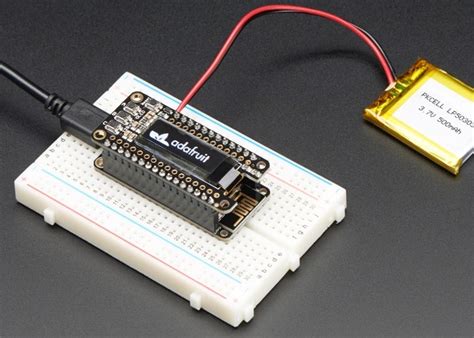 Featherwing 128 × 32 Oled Add On For All Feather Boards Geeky Gadgets