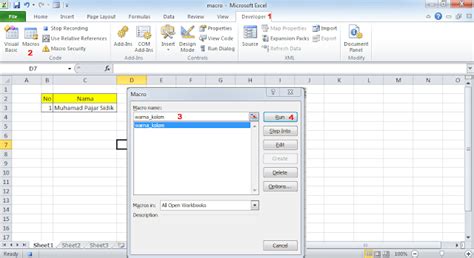2 Cara Membuat Macro Baru Di Excel