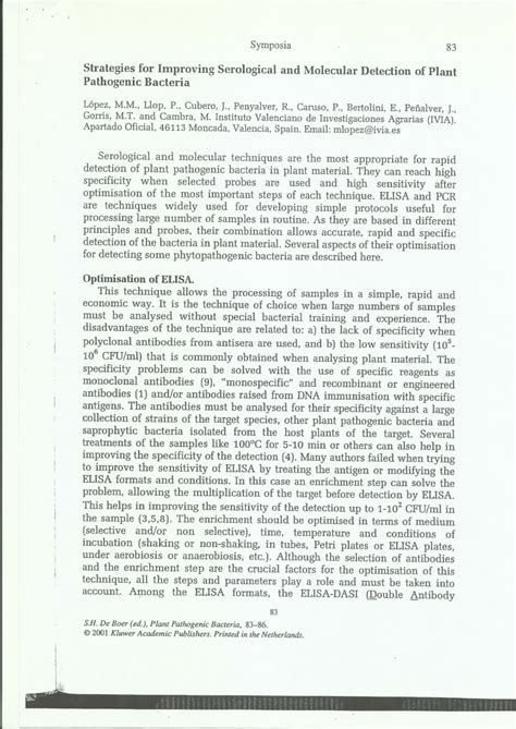 Pdf Strategies For Improving Serological And Molecular Detection Of