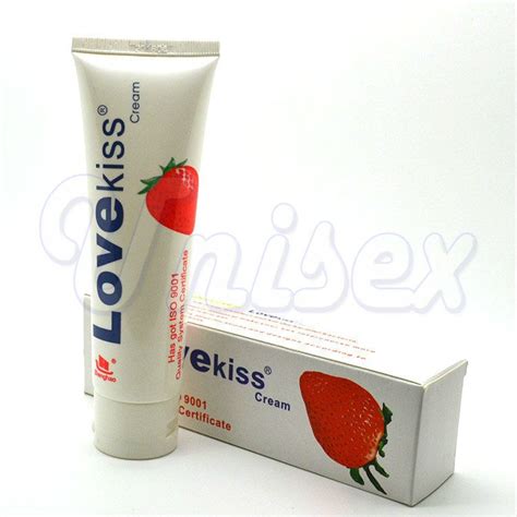 Love Kiss Strawberry Cream Ml Edible Lubricant Lubricant For Blow Job Or Vaginal Sex Sex