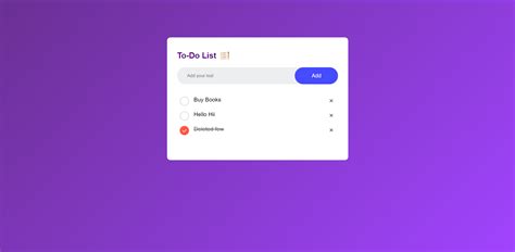 GitHub Trivarna13 ToDo List To Do List App In JavaScript