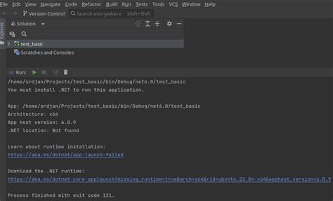 Rider Unable To Detect Net Core But Dotnet Command Shows Correct Info