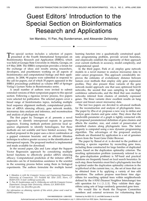 Pdf Guest Editors Introduction To The Special Section On