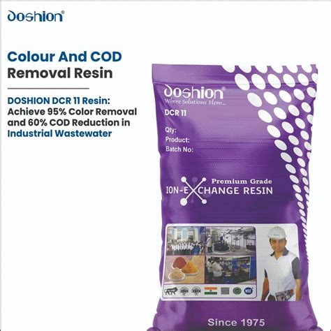 White Beads Colour And Cod Removal Resin Dcr 11 At Best Price In