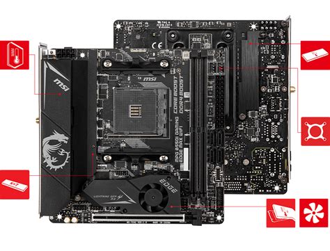 Msi Mpg B I Gaming Edge Max Wifi Amd Am Ddr M Usb Gen Hdmi Itx Gaming Motherboard