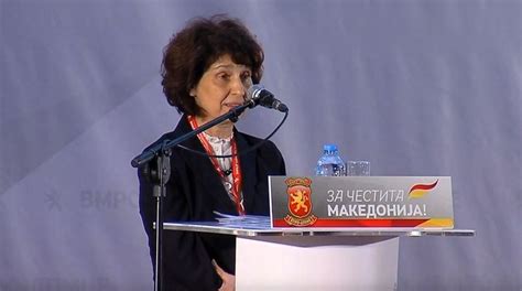 Поднесена кандидатурата на Гордана Силјановска Давкова за претседател на Македонија Македонски