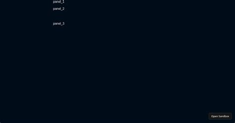 Nested Dockview Codesandbox