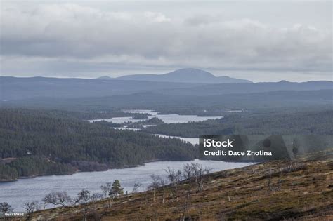 산 골짜기에 아름 다운 호수입니다 위에서 볼 수 있습니다 노르웨이에서 화려한가 풍경입니다 10월에 대한 스톡 사진 및 기타 이미지 Istock