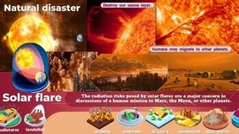 Natural Disaster PowerPoint Template Slides By RoommatePPT TPT