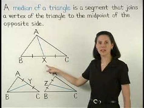 How To Draw The Median Of A Triangle Kidnational