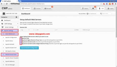 Install Centos Web Panel 09811 Web Hosting Control Panel On Centos