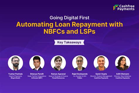 Automating Loan Repayment With Nbfcs And Lsps