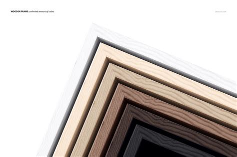 Canvas In Floater Frame Mockup Set Behance