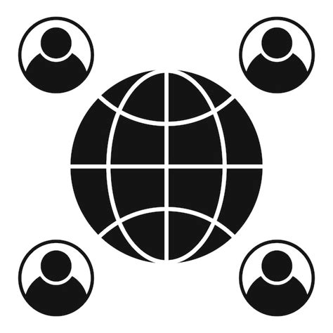 Premium Vector Outsource Global Freelancer Icon Simple Illustration Of Outsource Global