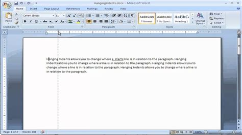 Create Hanging Indents In Microsoft Word Artofit