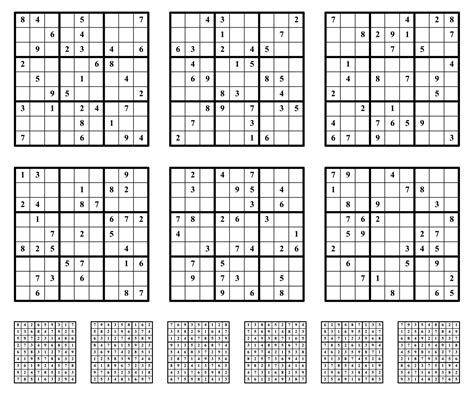 Sudoku Game Set With Answers Medium Difficulty 30765528 Vector Art At Vecteezy
