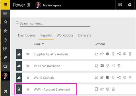 power bi 서비스에서 페이지를 매긴 보고서 보기 power bi microsoft learn